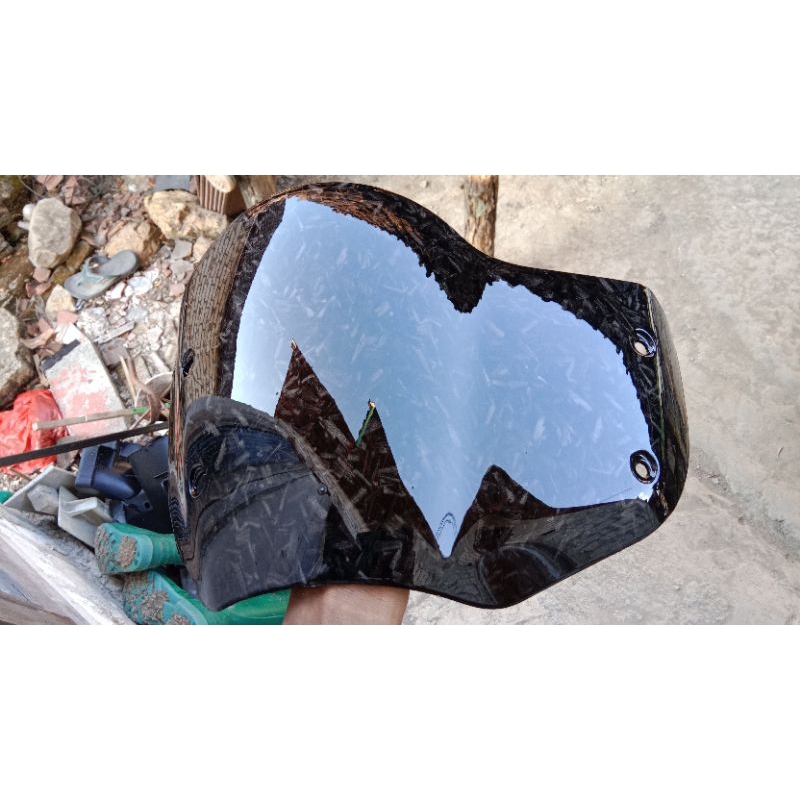 Jual visor tiger pc tirev carbon wtp motif forged warna | Shopee Indonesia