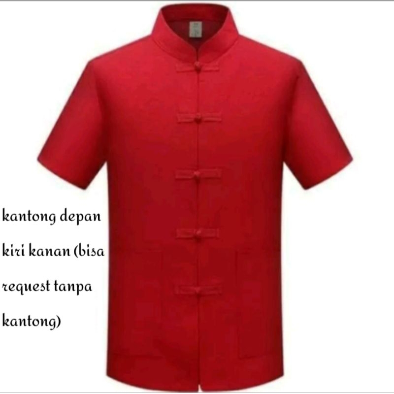 Jual Baju sanghai/cheongsam pria size S- M-L-XL-5XL-8XL | Shopee Indonesia
