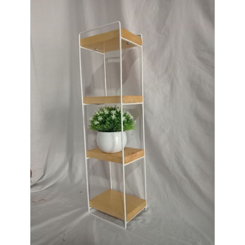 Jual RAK DINDING RANGKA BESI PERSEGI PANJANG MINIMALIS DENGAN 4 AMBALAN ...