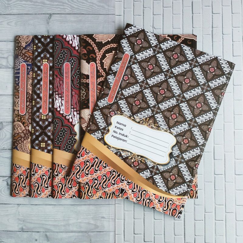 Jual Sampul Buku Batik Ukuran Boxy / Bigbos ( isi 20 lembar ) | Shopee ...