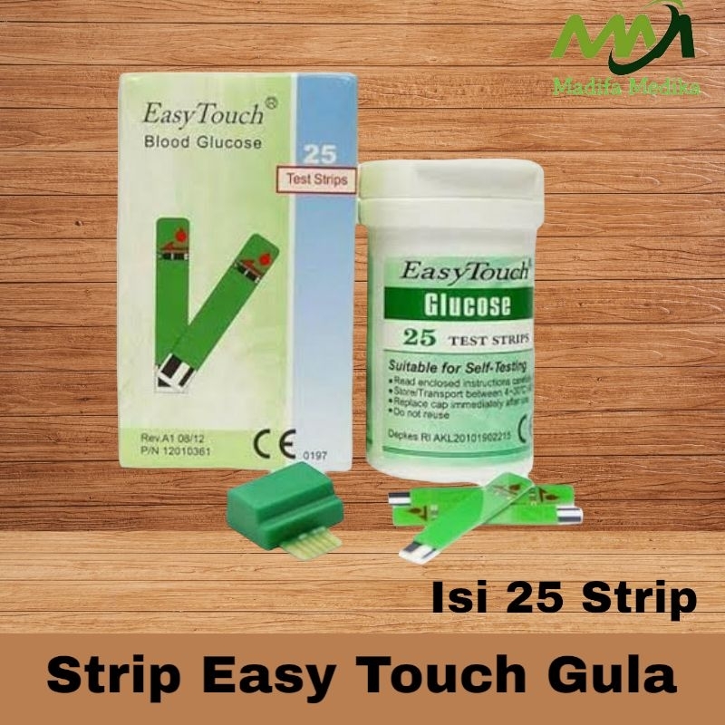 Jual Strip Easy Touch Gula Darah Strip ET Gula Refill Strip Easy Touch ...
