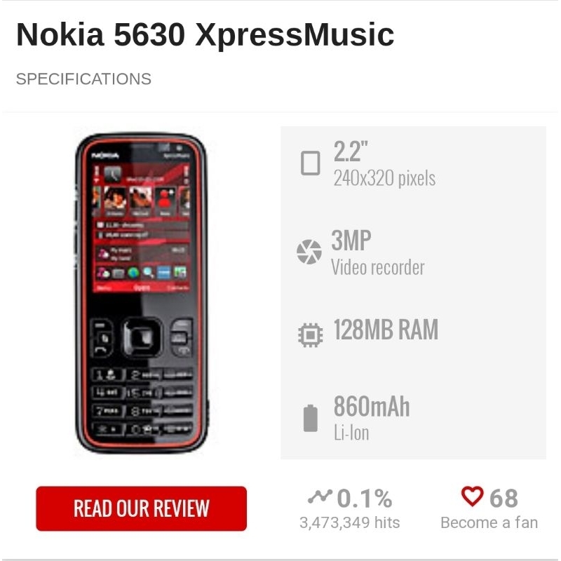 Jual NOKIA 5630 XPRESSMUSIK HP JADUL PENUH MUSIK 100% ORIGINAL | Shopee ...