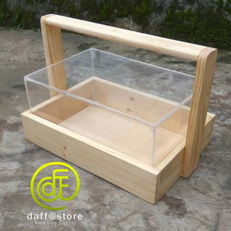 Jual keranjang kayu kotak hantaran parcel rantang kayu kemasan hamper ...