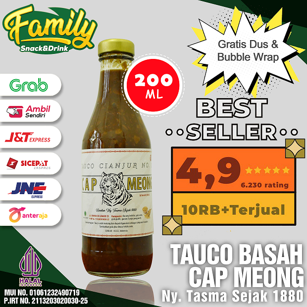 Jual Tauco Basah Tauco Cianjur Cap Meong Ny. Tasma khas Cianjur 200ml ...