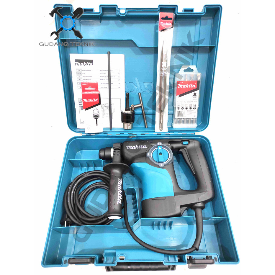 Jual Electric Rotary Hammer Drill HR2810 MAKITA / Mesin Bor Bobok Beton ...