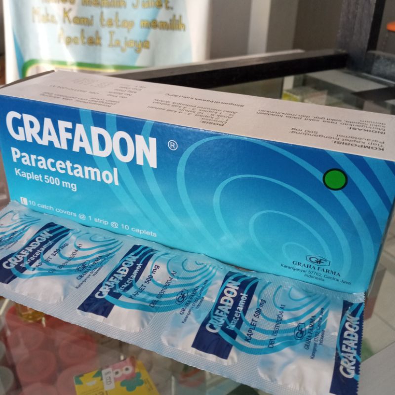 Jual Grafadon Paracetamol 500mg 10 tablet | Shopee Indonesia