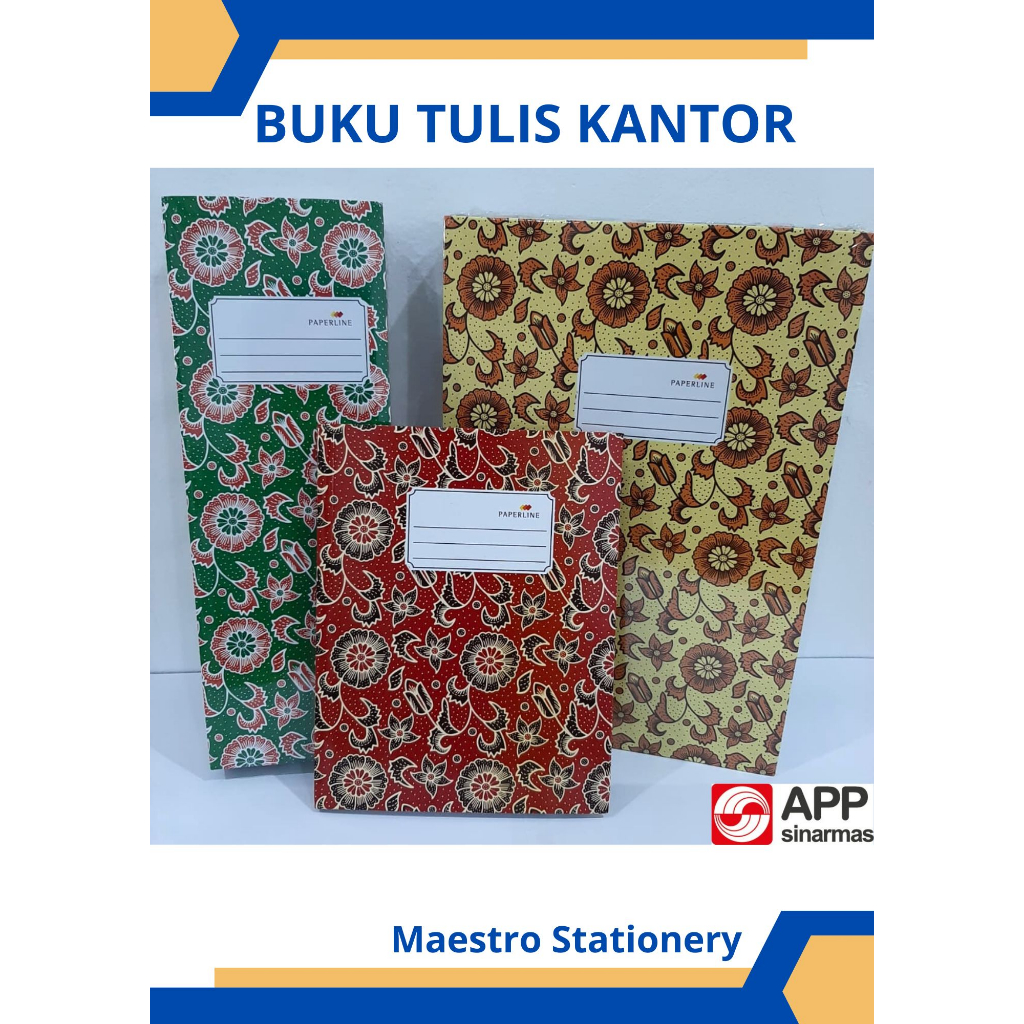 Jual Buku Tulis Kantor Hardcover Paperline Quarto / Kuarto / Expedisi ...