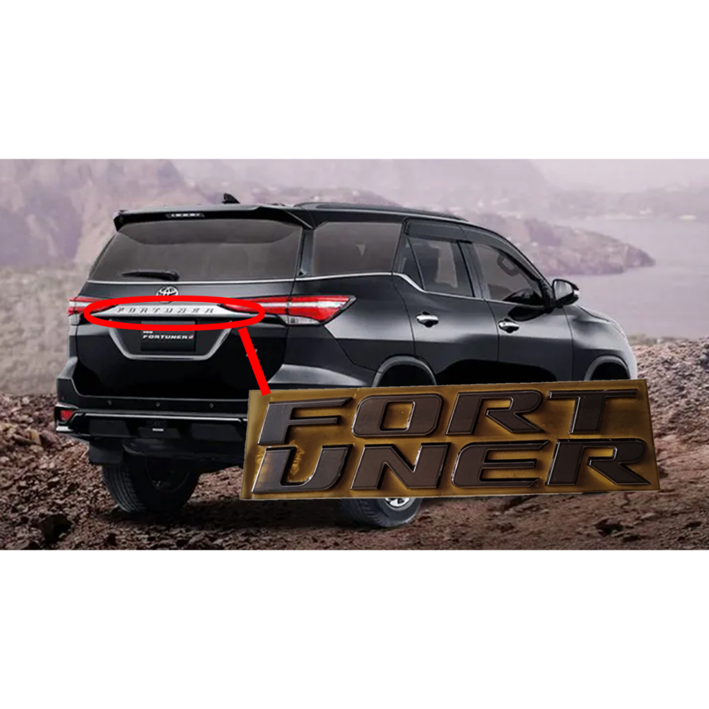 Jual Logo Emblem Black Chrome Tulisan Trunklid / Garnish Belakang ...