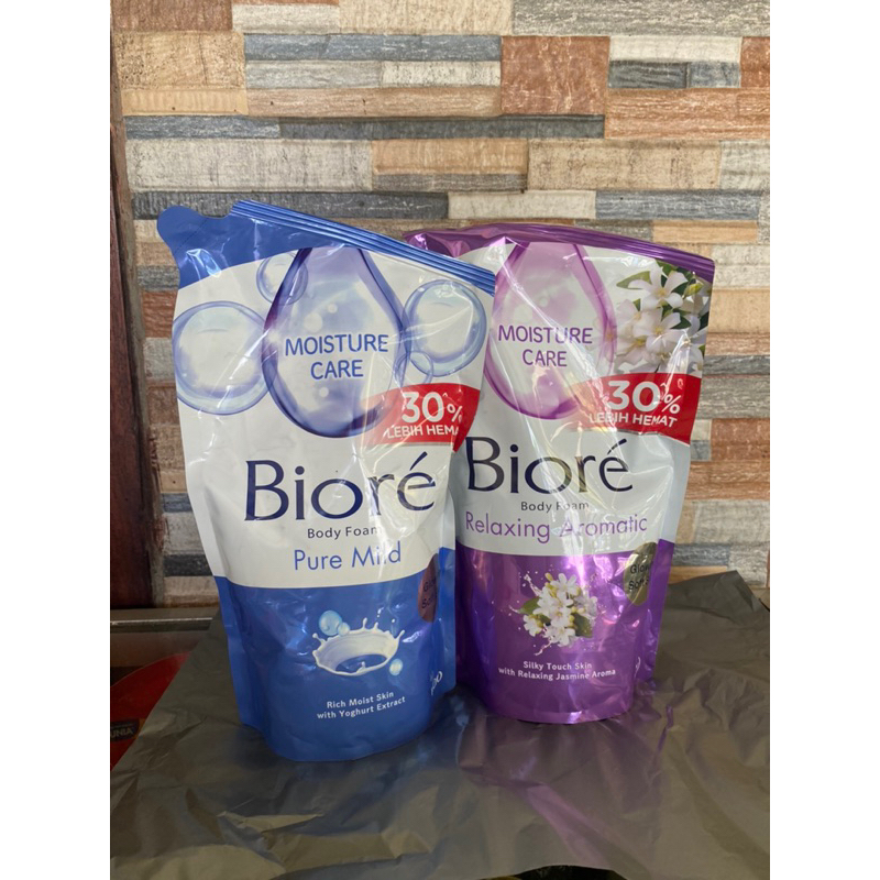 Jual [Buy 1 Get 1] Refil sabun mandi cair biore body foam 800ml/liquid ...