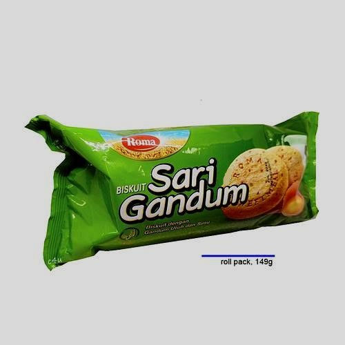 Jual Roma Sari Gandum Roll 149gr - Biscuit dengan Gandum dan Susu ...