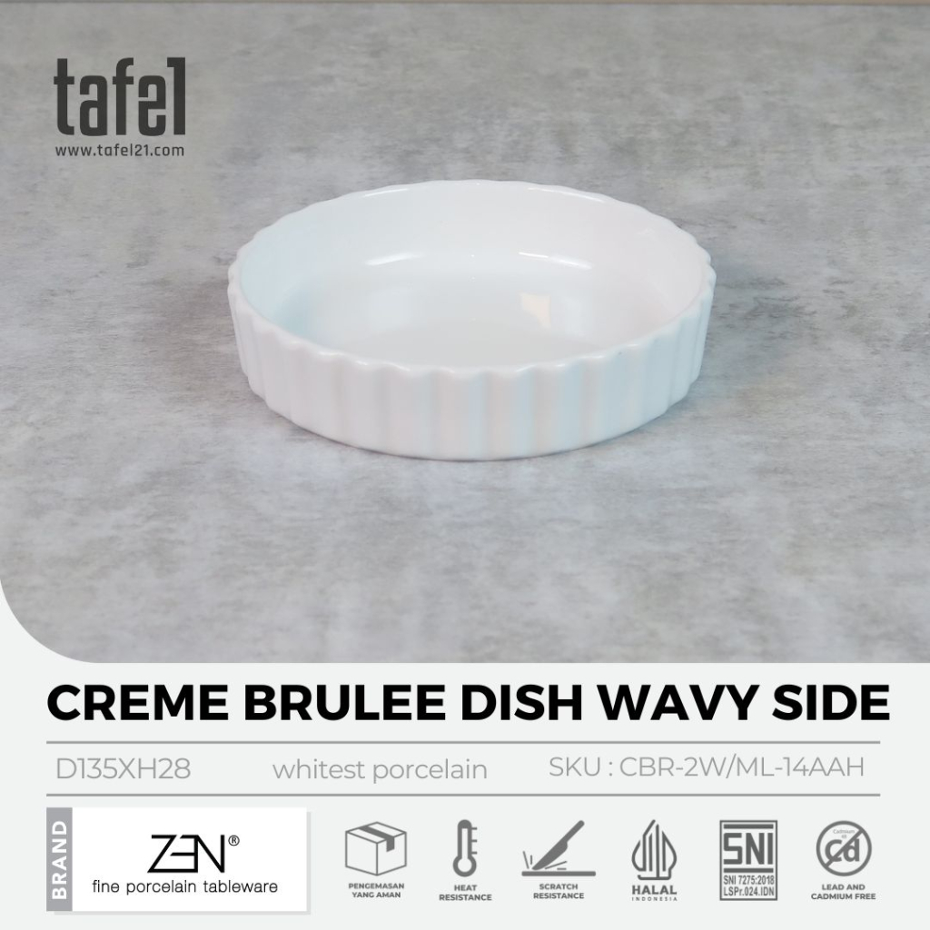 Jual ZEN Ramekin Creme Brulee Dish HORECA 14 cm | Shopee Indonesia