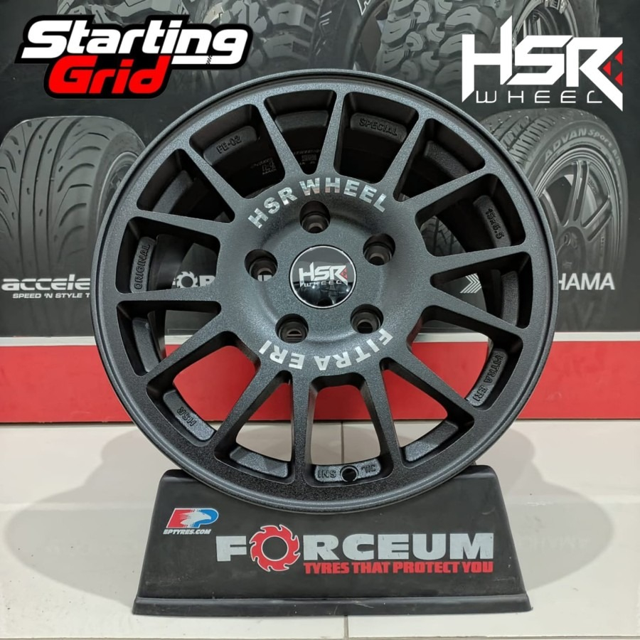 Jual velg hsr r15 untuk rush, innova, ertiga, camry HSR fe02 Fitra Eri - Pelek ring 15 mobil ...
