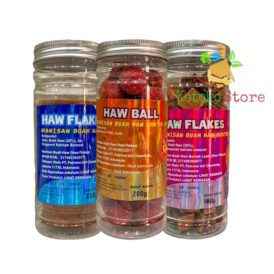 Jual Permen Sanca Haw Flakes Koin Kotak Bola / Manisan Sanca Hawflakes ...