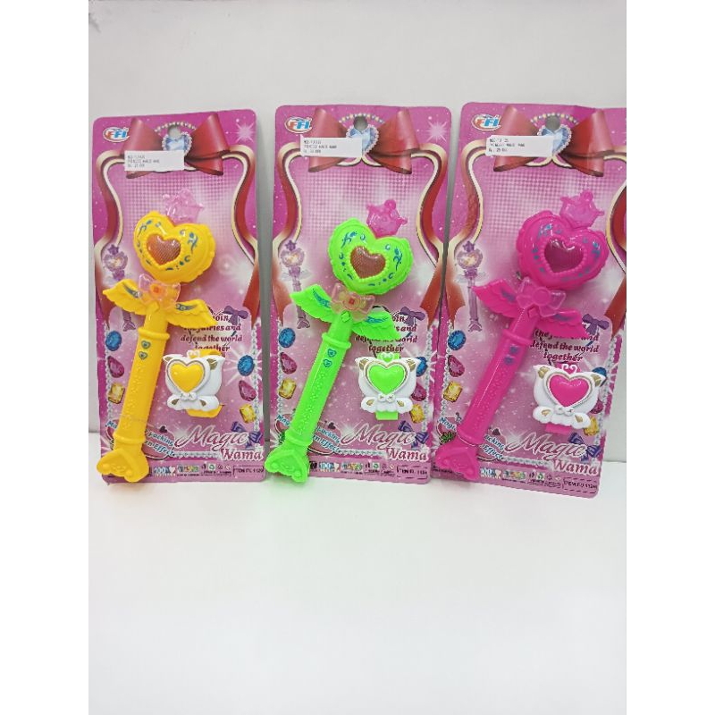 Jual Mainan Tongkat Princess Dan Jam Tangan Magic (Musik & Led ...