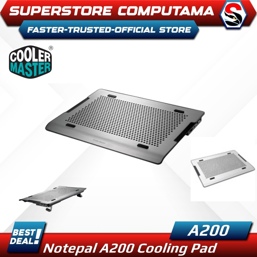 Jual Cooler Master Notepal A200 Cooling Pad | Shopee Indonesia