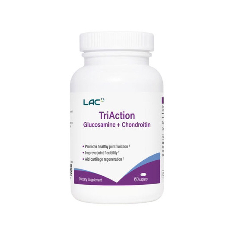 Jual LAC WELLNESS TriAction Glucosamine + Chondroitin (60 caplets ...