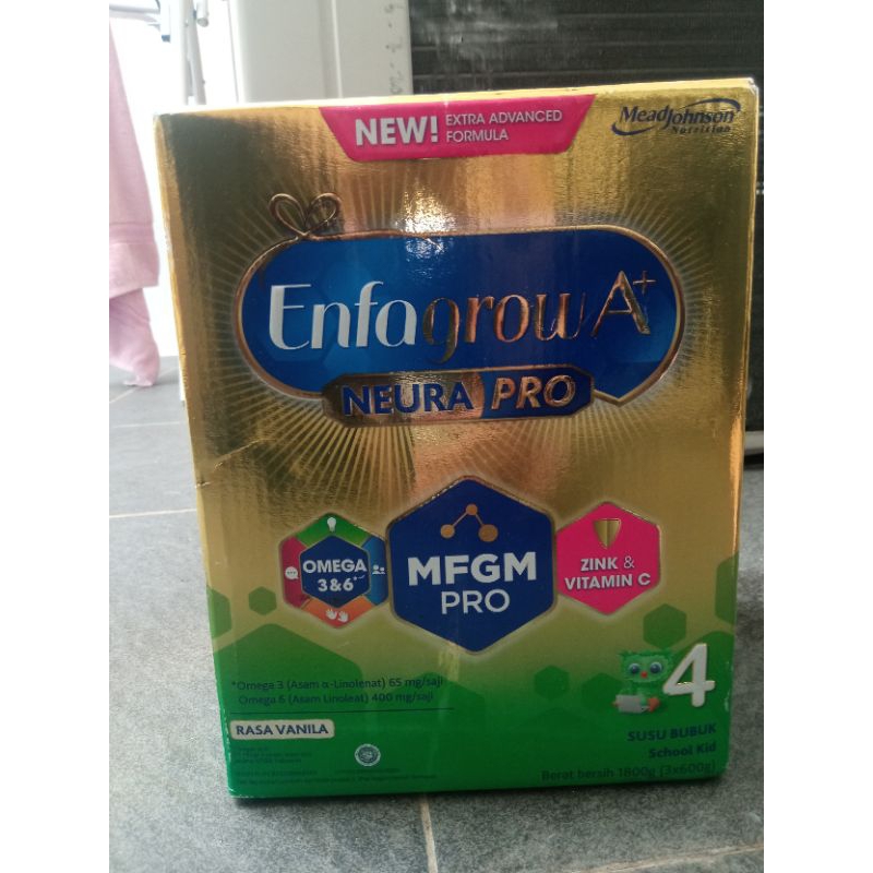 Jual Enfagrow A+ 4 rasa vanilla, neurapro dan essential. 1800gr & 400gr ...
