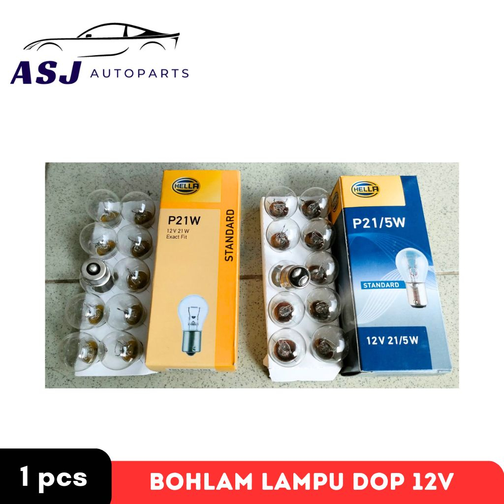 Jual Bohlam Lampu Dop Engkel / Dobel Besar 12V HELLA | Shopee Indonesia