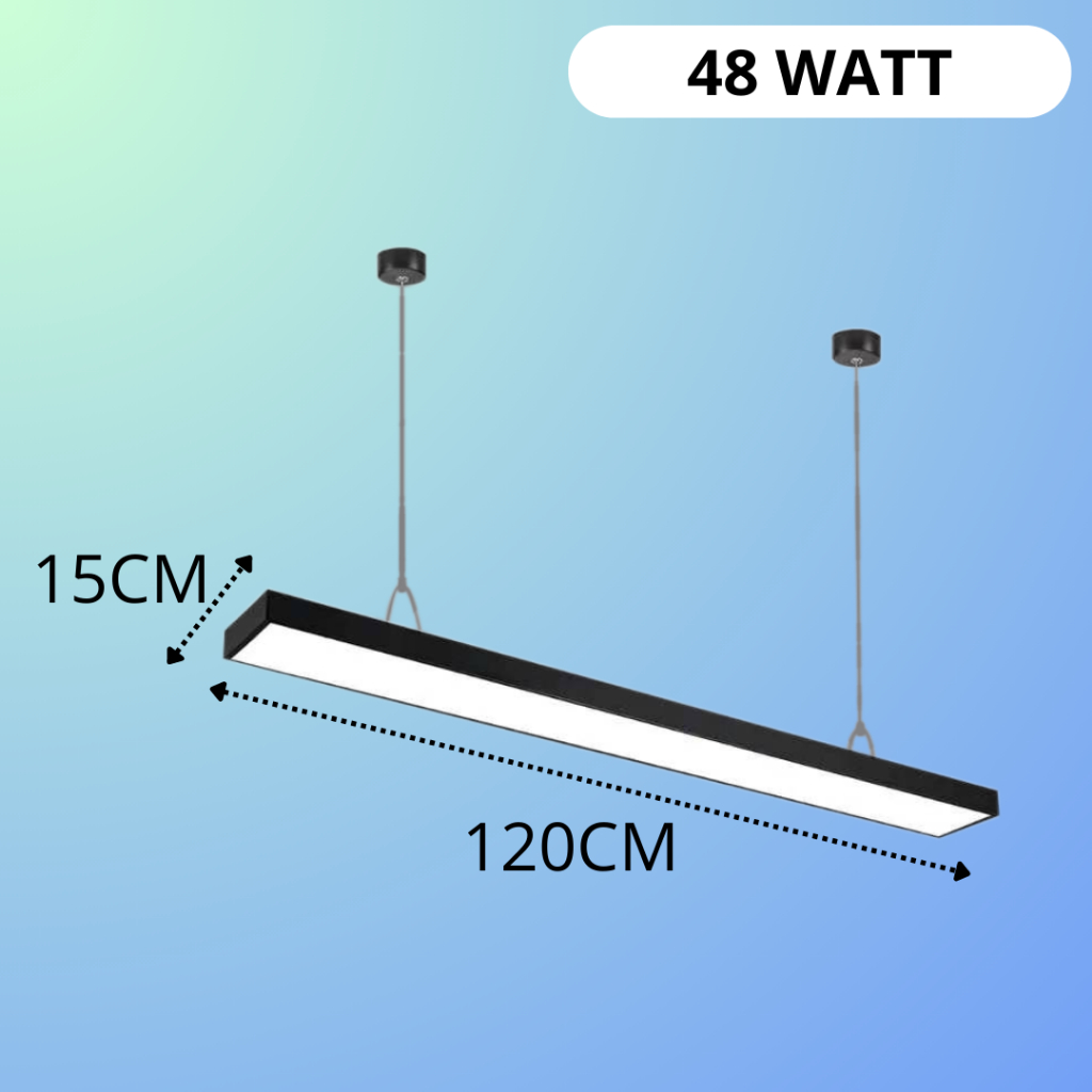 Jual Lampu Gantung LED Downlight Plafon Lampu Office Kantor Hanging 48W ...