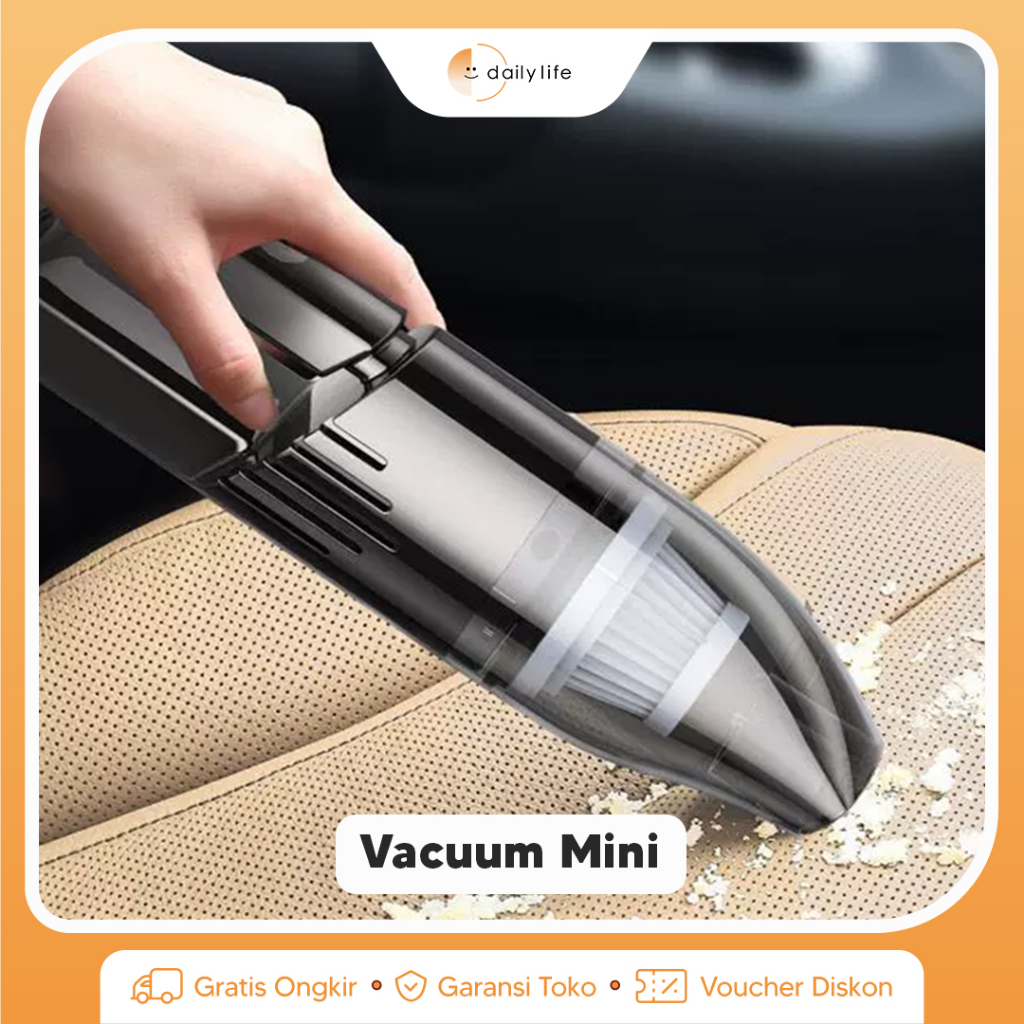 Jual Wireless Vacuum Cleaner Mobil Portable Mini High Quality Penyedot