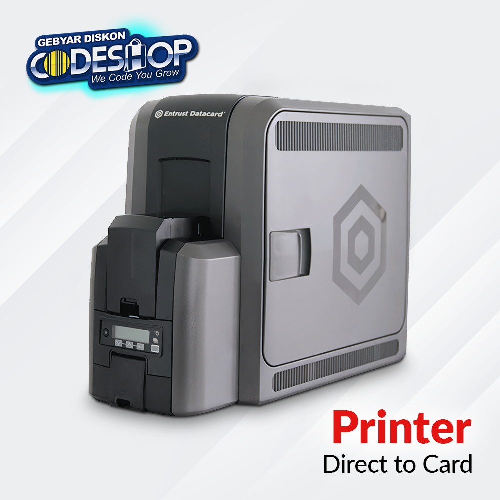 Jual Entrust Datacard CR707 Dual Side Printer ID Card Cetak Kartu PVC ...