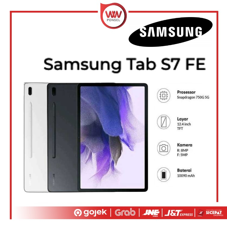Jual Samsung Tab S7 FE 5G (T736B) Ram 6GB Internal 128GB Garansi Resmi ...