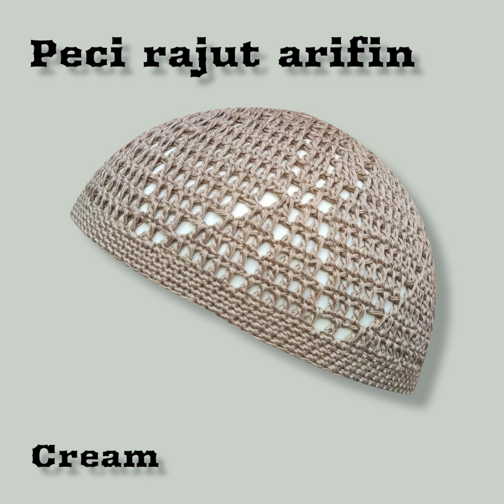 Jual Zeta Peci Rajut Arifin Tebal Peci Yaman Arifin Aneka Warna Peci ...