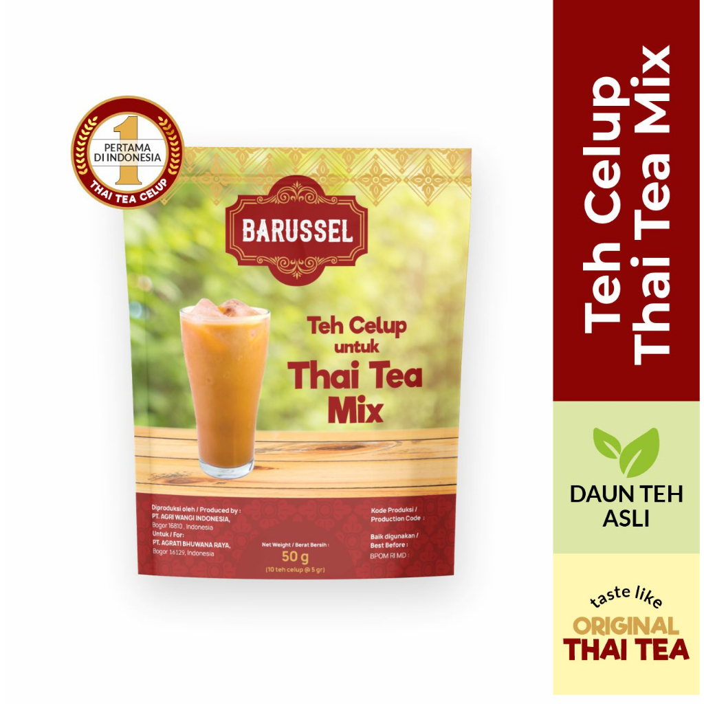 Jual BARUSSEL Teh Celup Untuk Thai Tea Mix | Shopee Indonesia