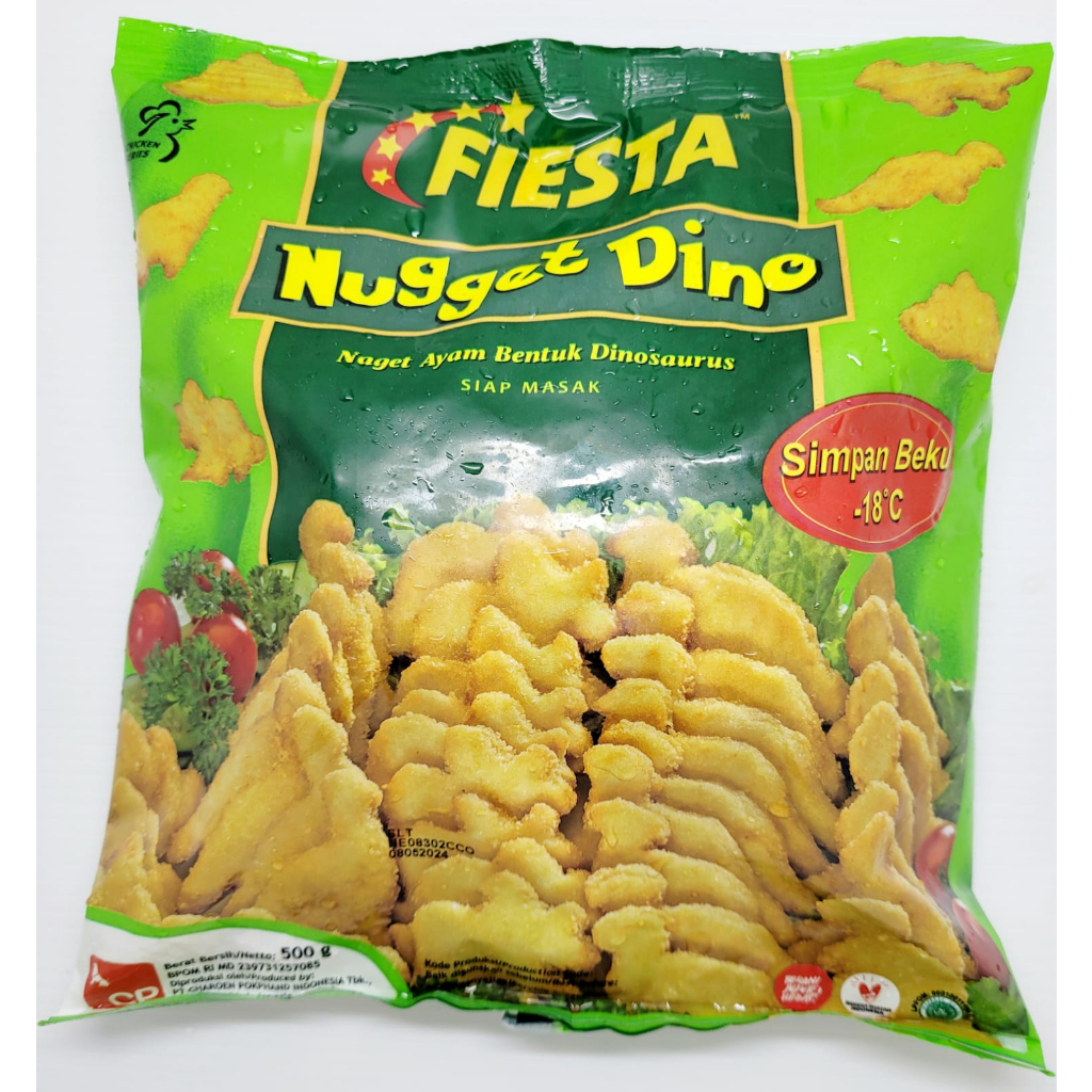 Jual FIESTA CHICKEN NUGGET DINO 500GR | Shopee Indonesia