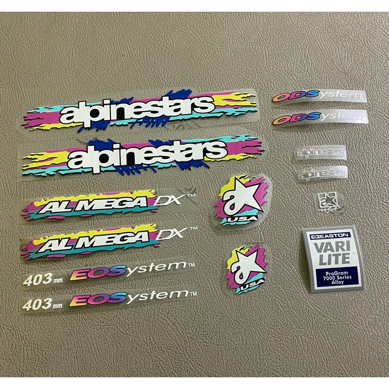 Jual decal sepeda vintage alpinestars almega dx | Shopee Indonesia