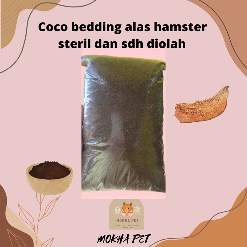 Jual coco bedding for hamster| alas hamster-MURAH MERIAH |TURUN HARGA | Shopee Indonesia