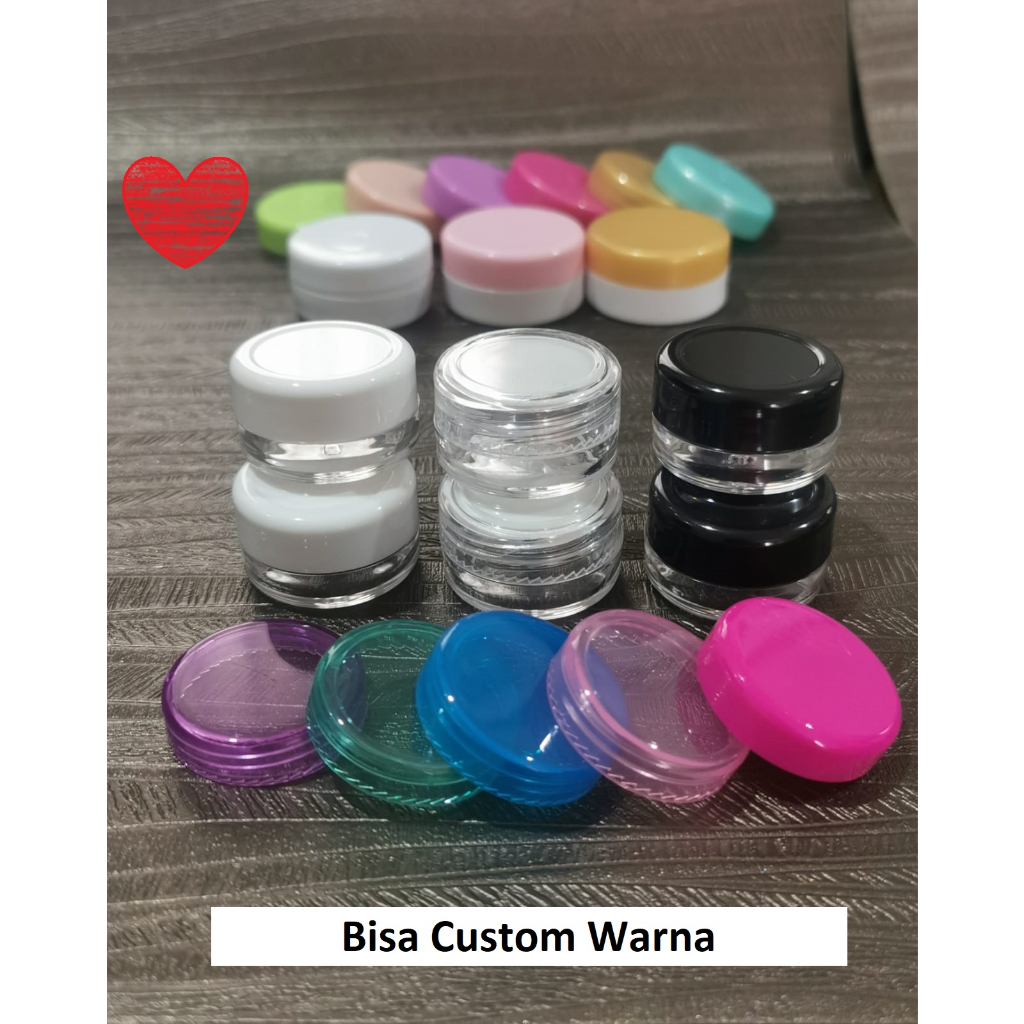 Jual Pot ps Cream jar 5 5gr gr 5gram gram Bulat BENING murah | Shopee ...