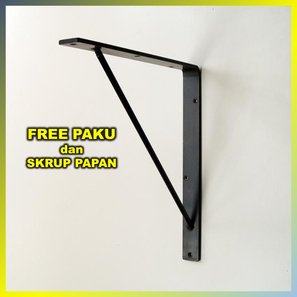 Jual Besi Siku Pangkon Penyangga Ambalan Rak Dinding Minimalis | Shopee ...