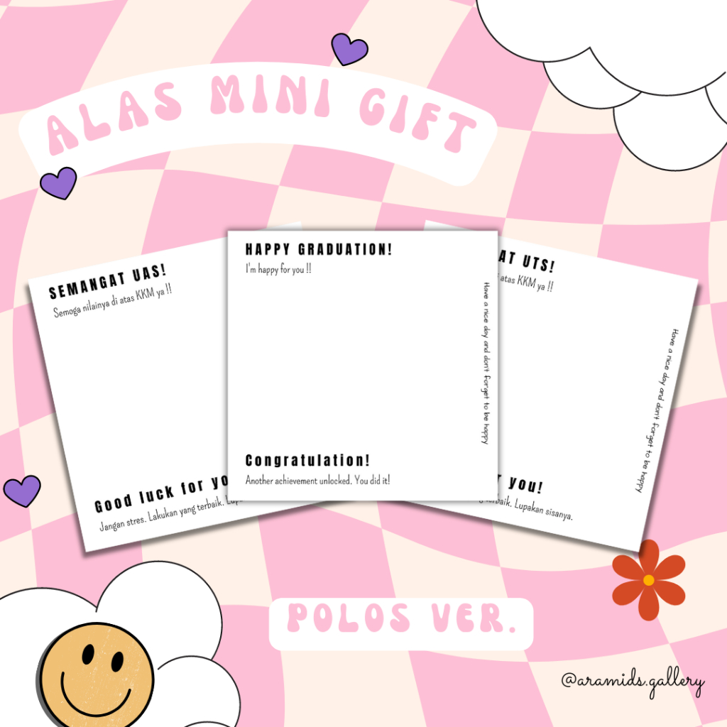 Jual [POLOS] Alas Mini Gift FREE Plastik And FREE Custom Kalimat ...