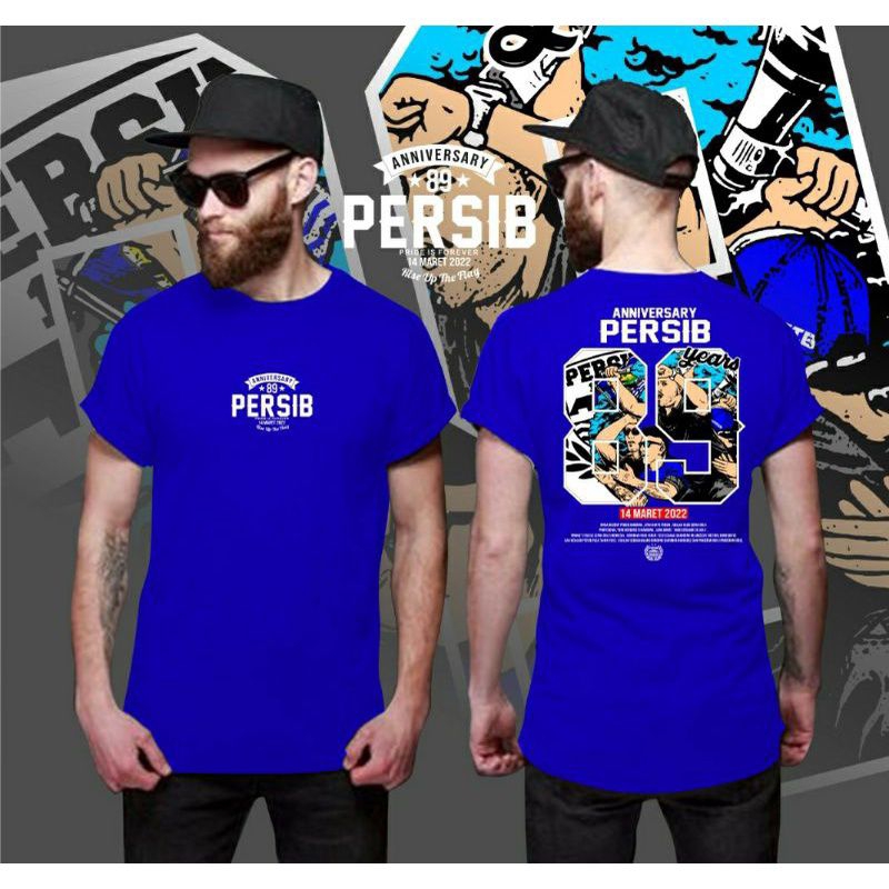 Jual kaos Persib distro terbaru ultras casual unishecx one blue sc ...