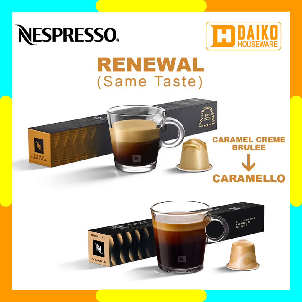 Jual Capsule Nespresso Caramello - Caramel Creme Brulee Original Nestle ...
