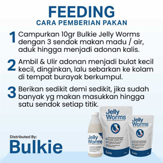 Jual Jelly Worm Pengganti Casut Dan Kutu Air Untuk Anakan koi Cupang ...