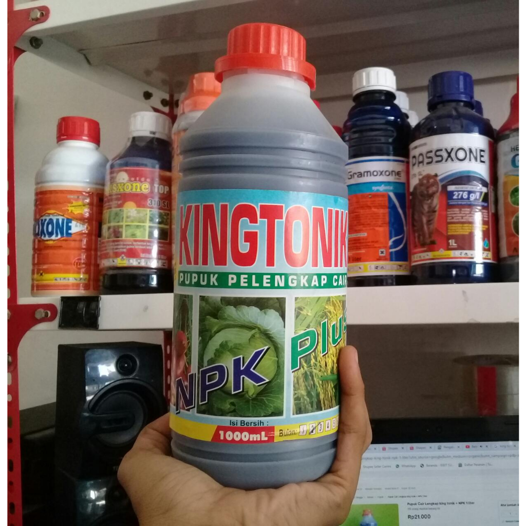 Jual Pupuk Cair Lengkap king tonik + NPK 1 liter | Shopee Indonesia