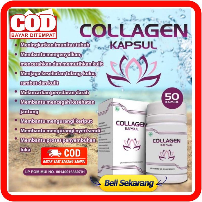 Jual 𝗖𝗢𝗟𝗟𝗔𝗚𝗘𝗡 𝗞𝗔𝗣𝗦𝗨𝗟 𝗦𝗨𝗣𝗟𝗘𝗠𝗘𝗡 𝗞𝗘𝗖𝗔𝗡𝗧𝗜𝗞𝗔𝗡 - COLLAGEN KAPSUL ABABIL ...