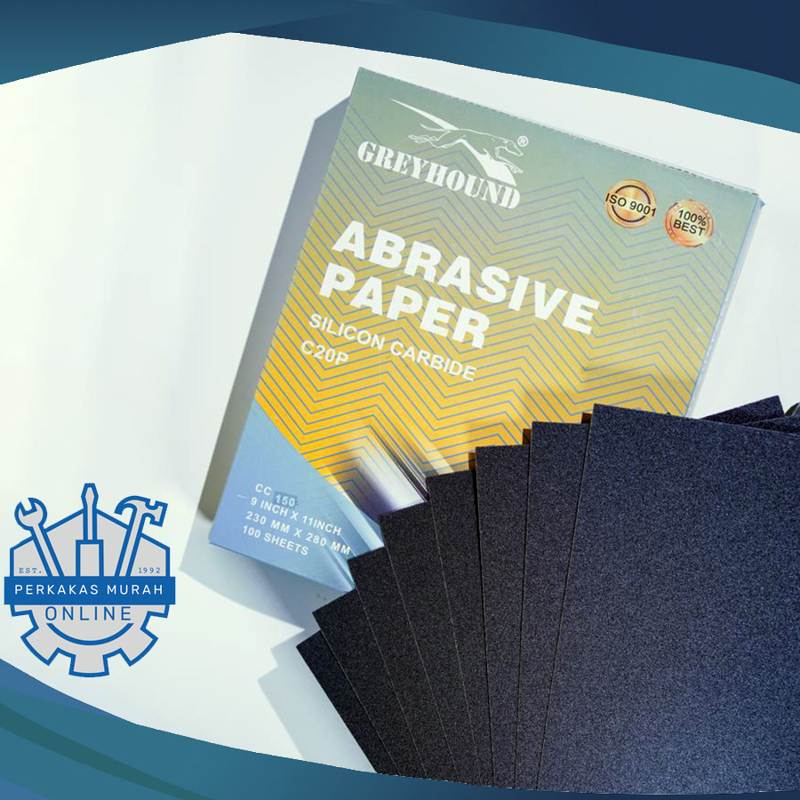 Jual Kertas Amplas Sheet Waterproof Hitam Silicon Carbide 230x280 mm ...