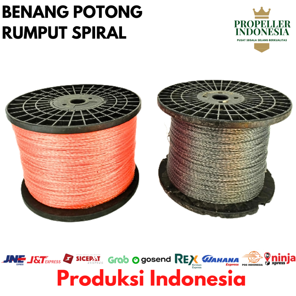 Jual TALI SENAR POTONG RUMPUT SPIRAL 2.4mm PERMETER Benang Potong ...
