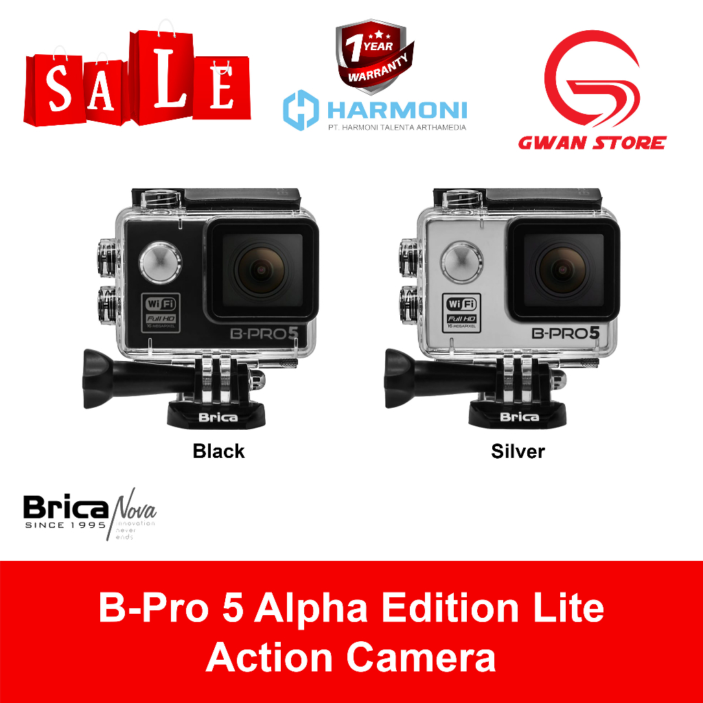 Jual Brica B-Pro 5 BPRO5 Alpha Edition Lite AE Lite Action Camera 16MP ...