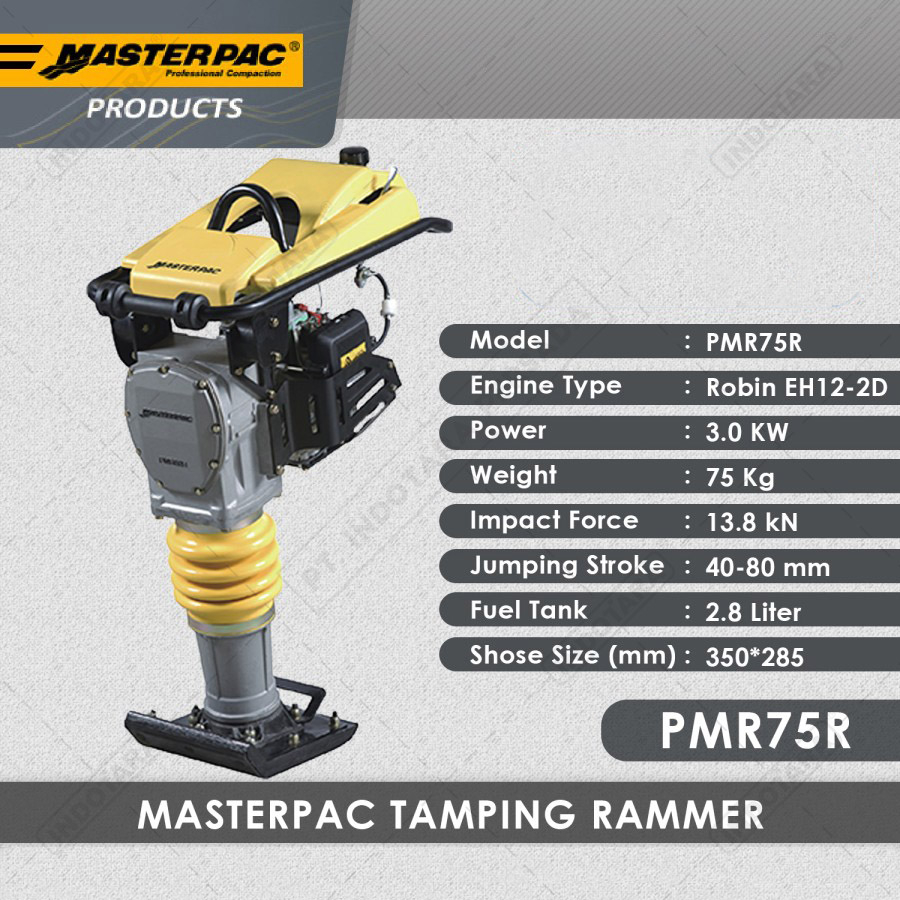 Jual Masterpac Tamping Rammer PMR75R | Shopee Indonesia