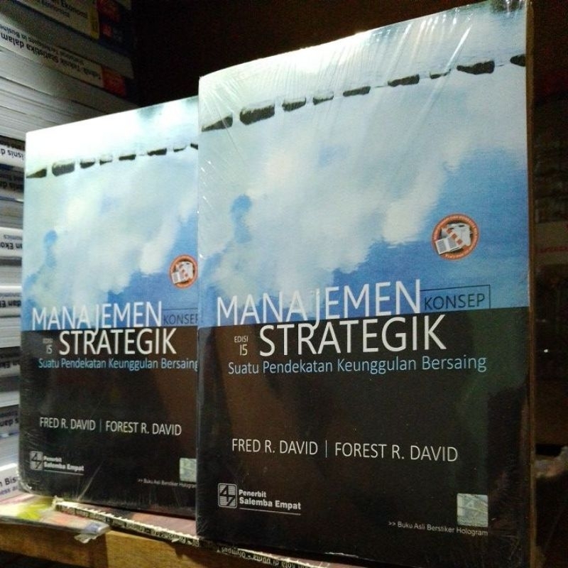 Jual manajemen strategik edisi 15 Fred david 2019 | Shopee Indonesia