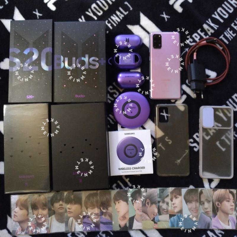 Jual Samsung BTS S20 Plus + Buds + Wireless Charger Limited Edition Galaxy S20+ Buds+ Plus ...