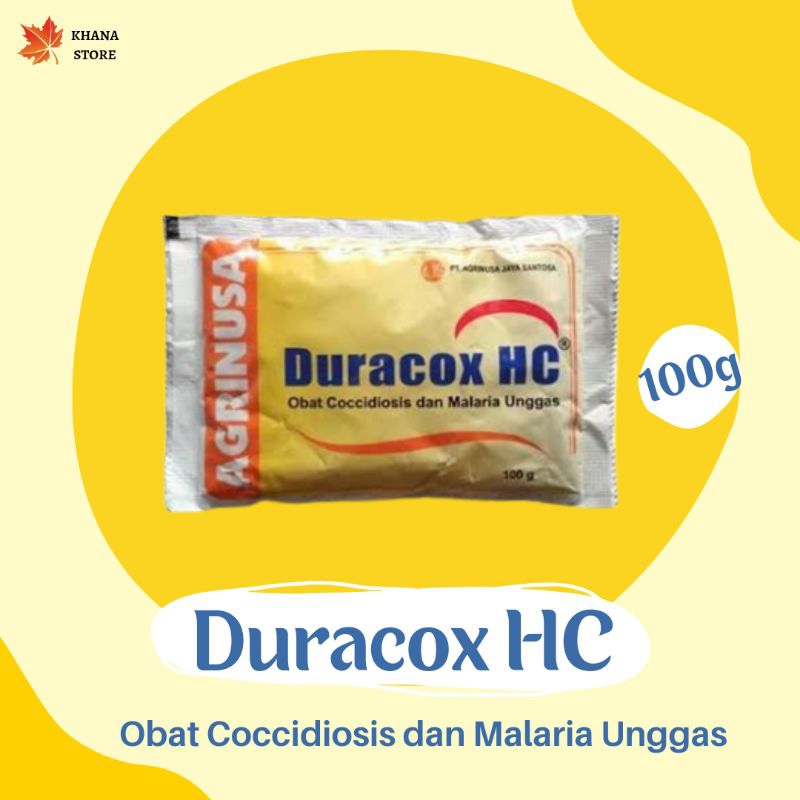Jual Obat Coccidiosis dan Malaria Unggas DURACOX HC 100 gr | Shopee ...