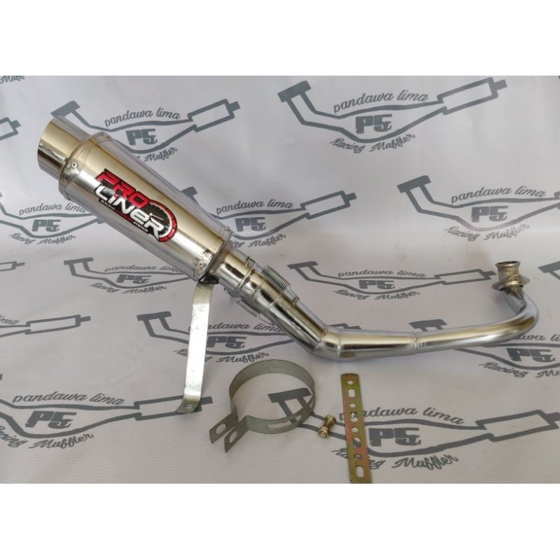 Jual Knalpot Racing PROLINER Beat Fi Karbu vario Mio Sporty Smile Mio ...