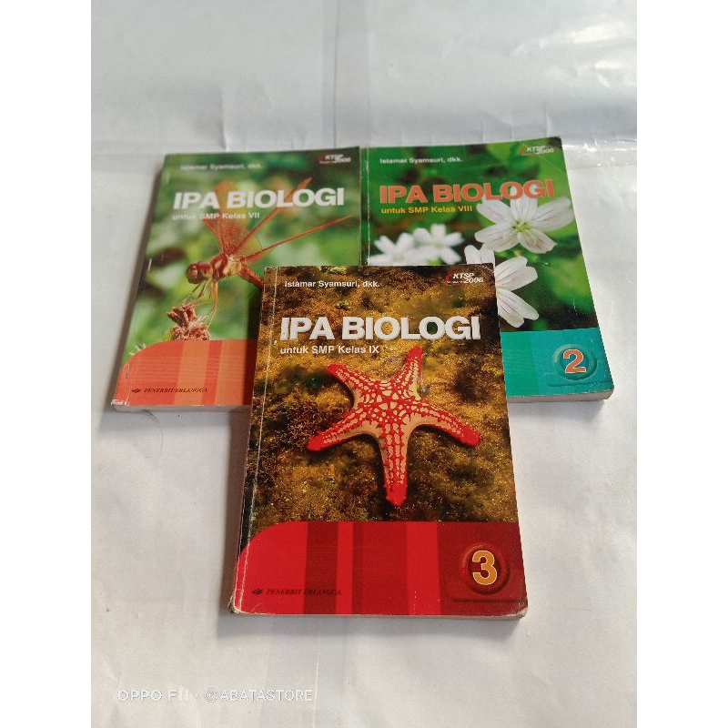 Jual BUKU IPA BIOLOGI SMP KLS VII VIII IX KTSP ISTAMAR SYAMSURI ...