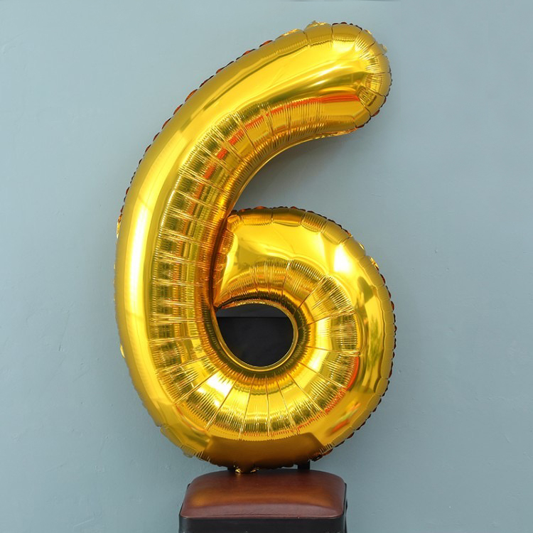 Jual Balon Foil Huruf 40cm abjad Huruf A-Z Gold Ballon Alfabet Happy ...