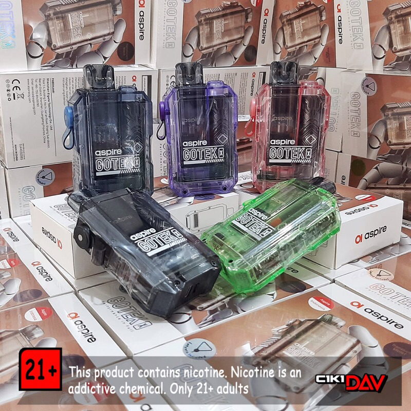 Jual Aspire Gotek X pod kit authentic | Shopee Indonesia